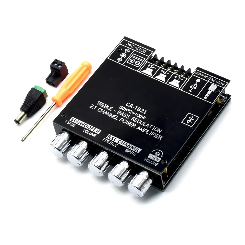 2.1 channel amplifier board with bluetooth - ELECTROWAVE DEVICE