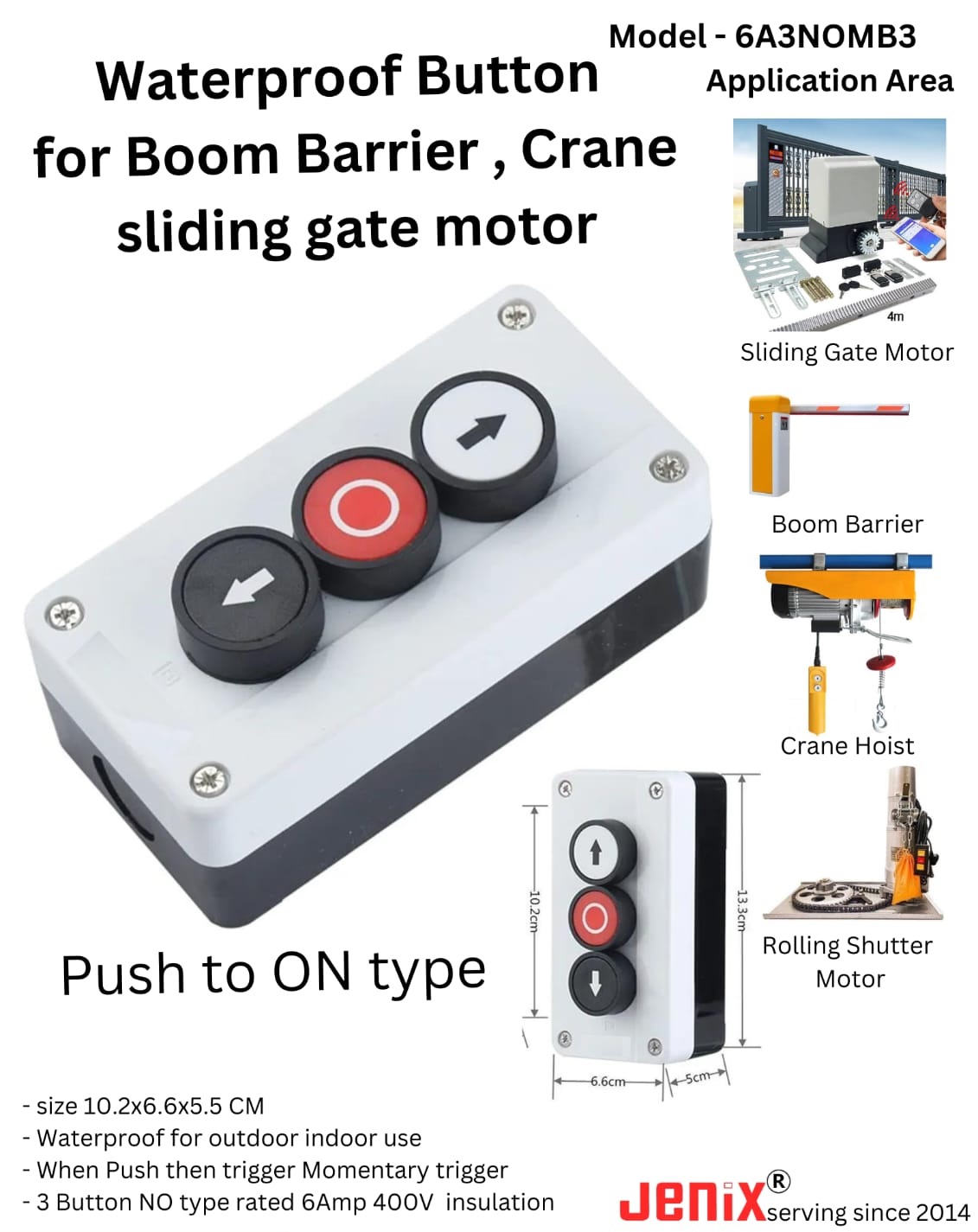 boom arm 6 meter telescopic type for boom barrier gate barrier parking ...