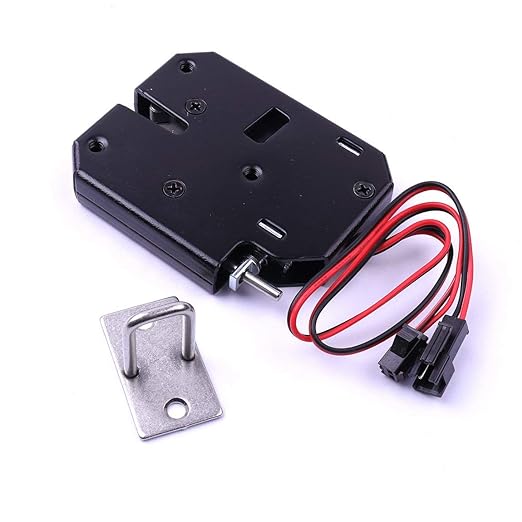 Jenix 12V Solenoid Latch Smart Safe Electronic Key-Less Motor Driven ...