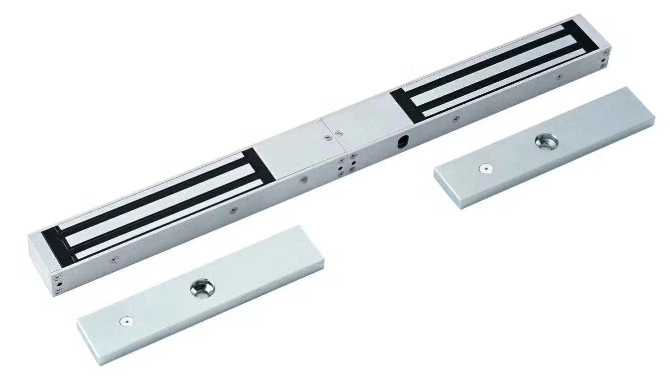 1200 LBS Double Leaf EM Lock with feedback led LIGHT 12V and 24V DC ...