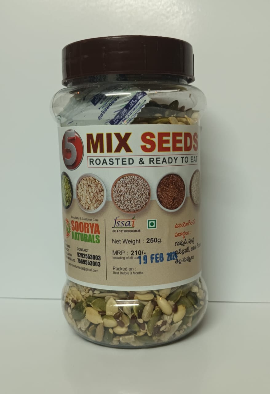 5 Mix Roasted Seeds - K S Naturals