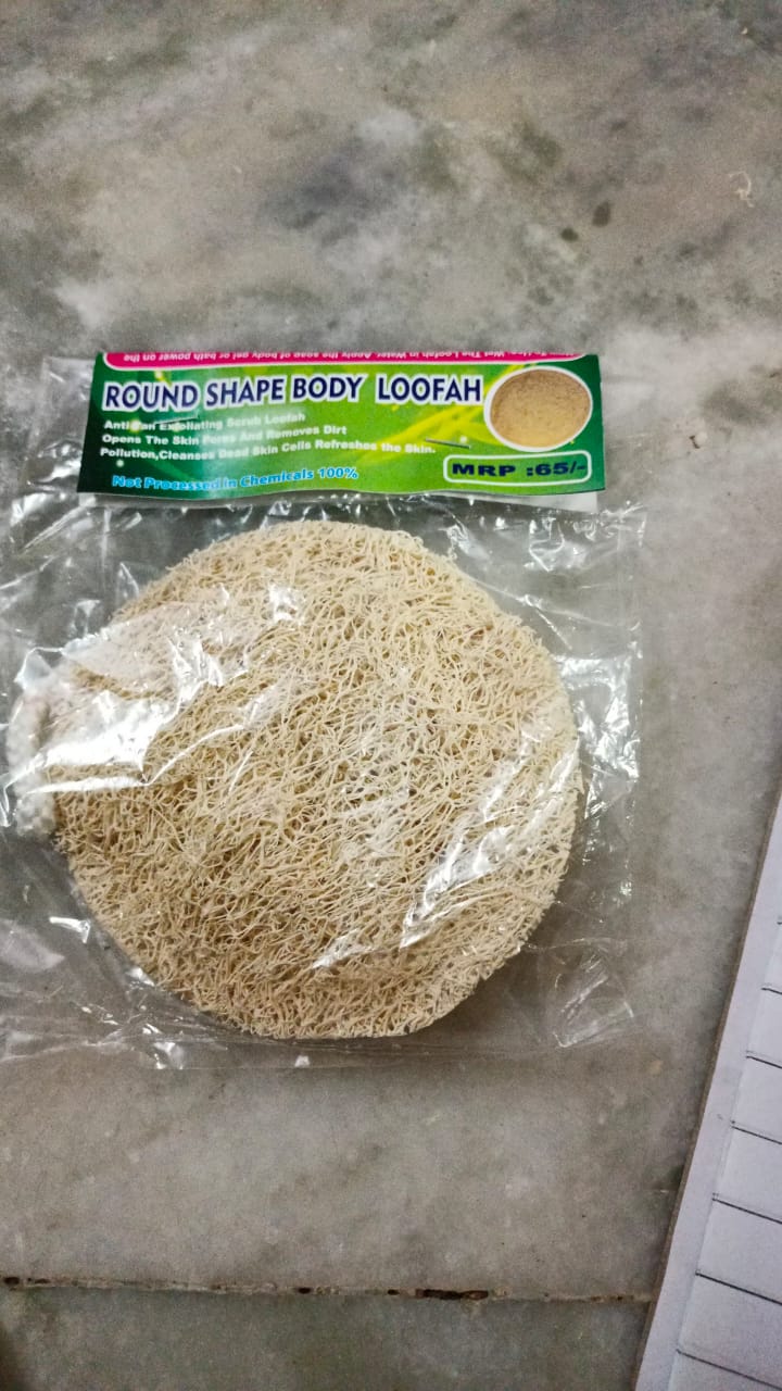 Buy Round Shape Body Loofah Online | Natural Body Srubber Online