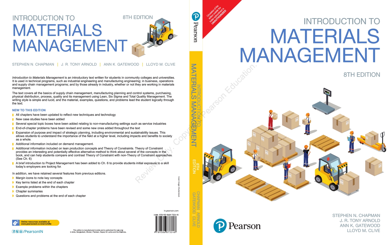 Introduction to Materials Management, 8 edition