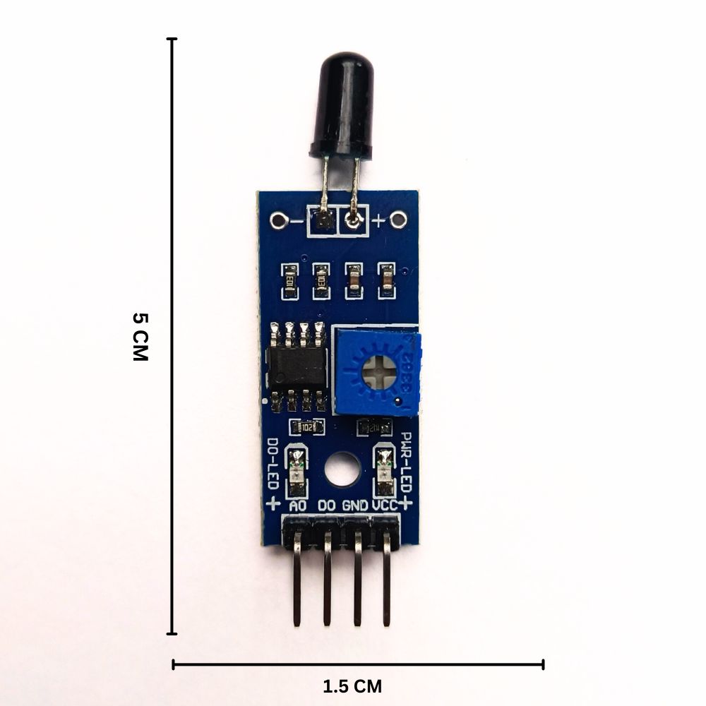 Flame Sensor Module Ir Fire Detection Sensor Compatible With Arduino Uno R3 Raspberry Pi